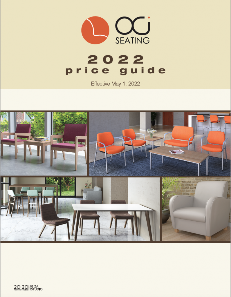 2022 Price Guide – OCI Seating